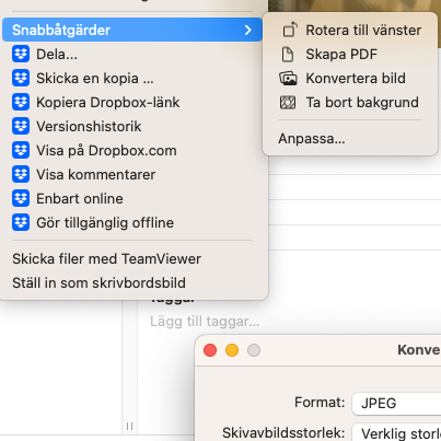 Konvertera HEIC till JPG på Mac med Snabbåtgärder – Macpatric